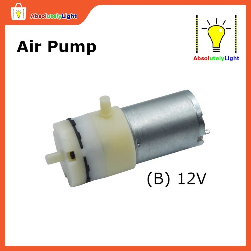 🐳🐳ปั๊มลม ปั๊มอากาศ Mini Air Pump DC 6V, 12V #เครื่องปั๊มออกซิเจนตู้ปลา ...