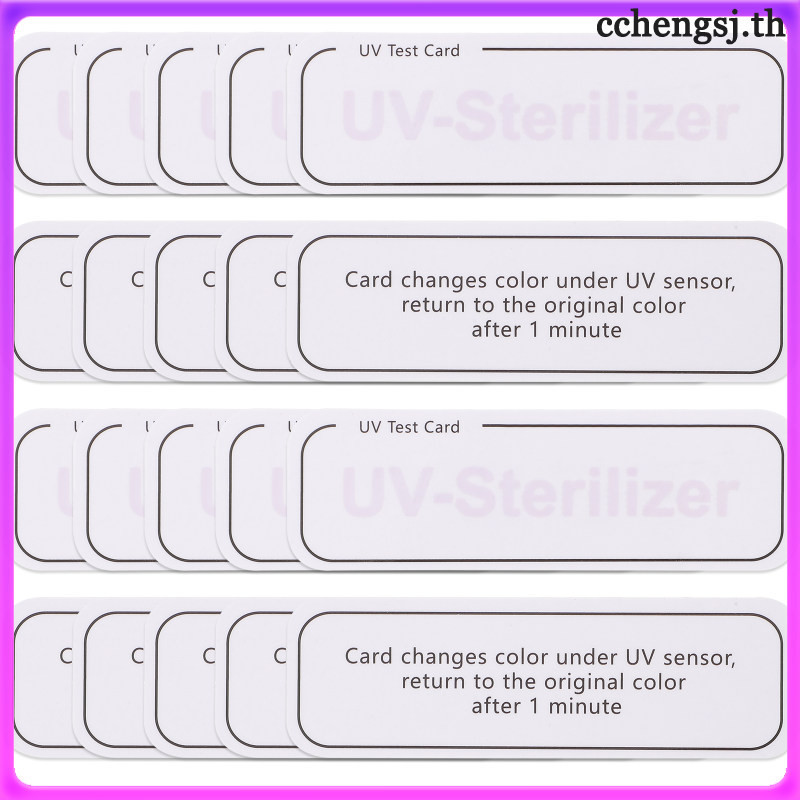 ในสต ็ อก 】 การ ์ ดตัวบ ่ งชี ้ UV 20 ชิ ้ นกระดาษทดสอบความเข ้ มป ้ องกันรังสียูวี | Shopee ...
