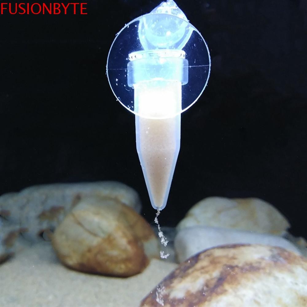 Fusionbyte ถ้วยช่องทางพร้อมถ้วยดูดเครื่องมือให้อาหารอัตโนมัติกุ้งน้ํา Aquarium ถังกรวย Feeder ...