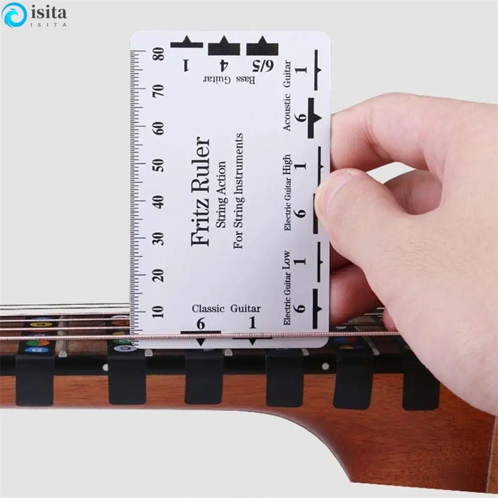 Isita String Pitch Ruler, Guitar Strings Luthier Tools ไม้บรรทัดกีตาร์ ...