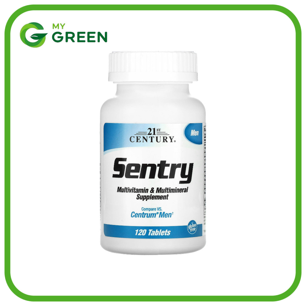 21st Century Sentry Men Multivitamin & Multimineral Supplement, 120 ...