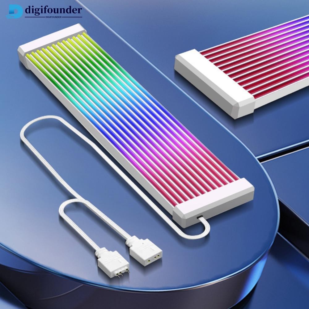 DGF ยืดหยุ่น RGB LED Light Strip Bar ARGB สําหรับคอมพิวเตอร์แหล่งจ่ายไฟ ...