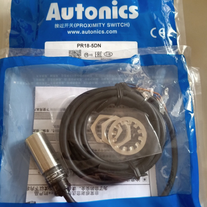 PR18-5DN sensor เซ็นเซอร์ Proximity switch ชนิดจับโลหะ ระยะตรวจจับ 5mm ยี่ห้อ Autonics คุณภาพดี ...