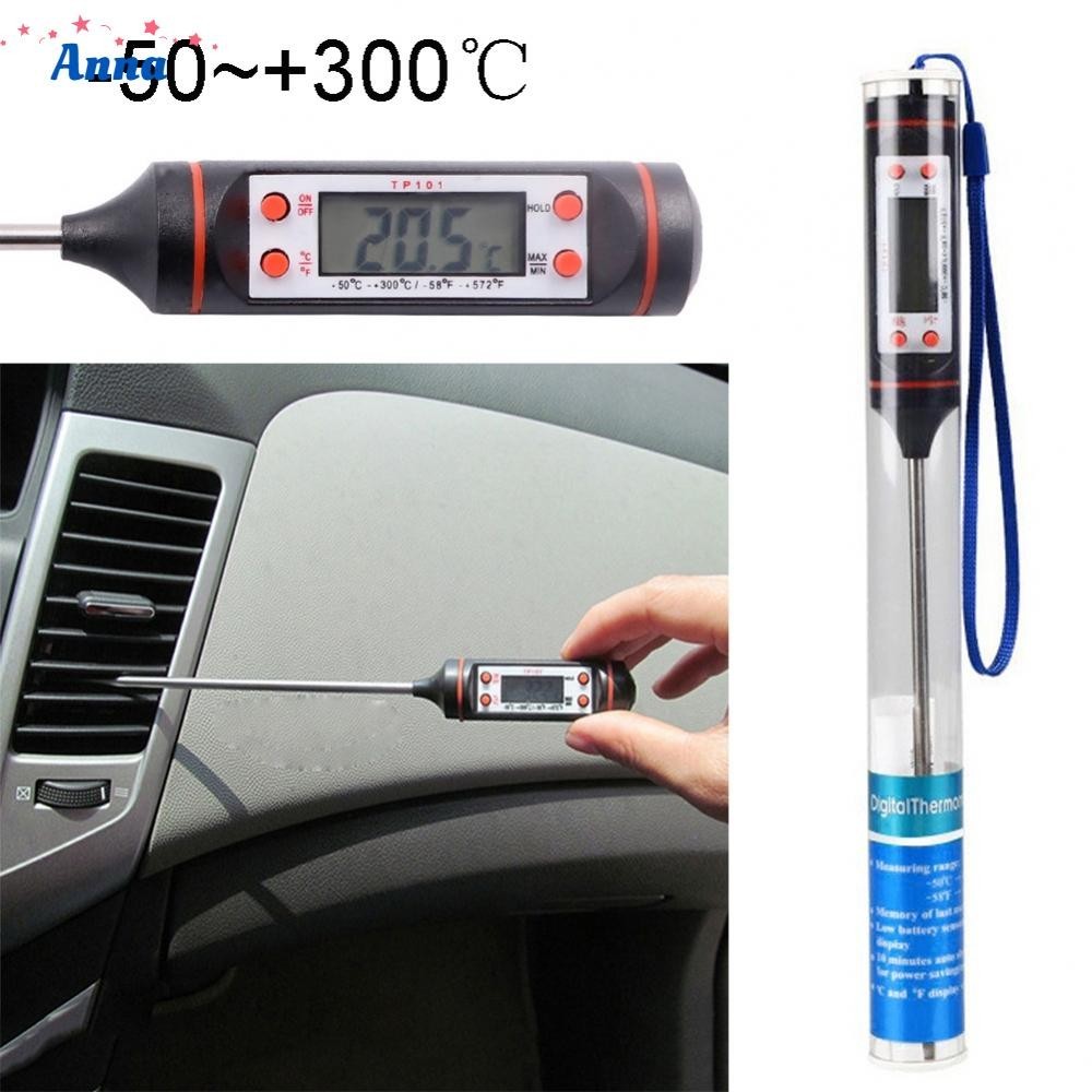 【Anna】Air Conditioner Thermometer Vehicle 23.5*2*2cm Digital Electronic ...