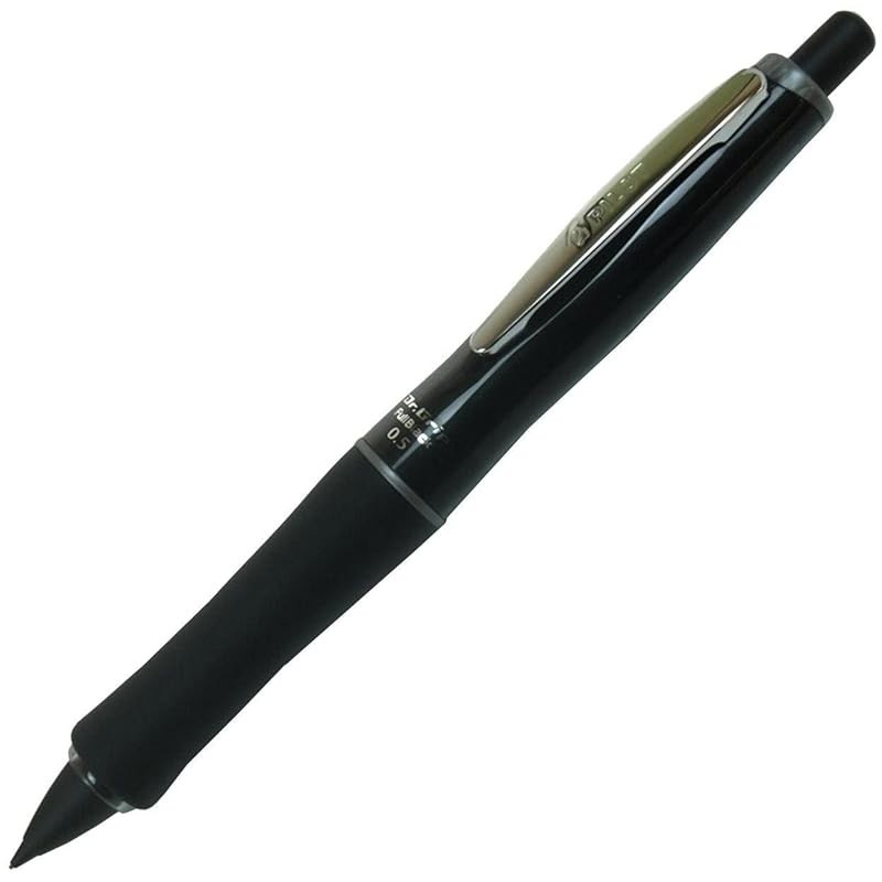 Pilot sharp pen Doctor Grip full black 0.5mm silver HDGFB-80R-S ...