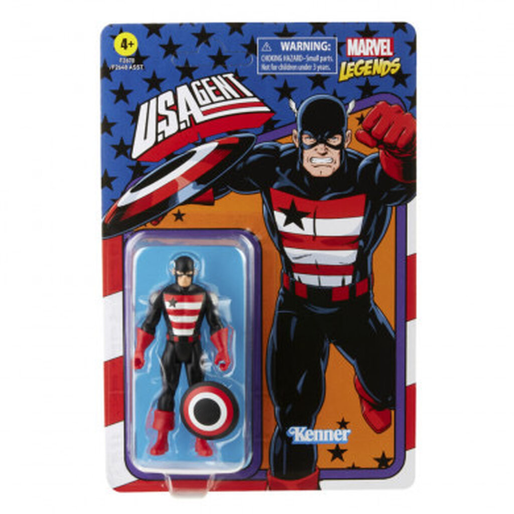 Hasbro Marvel Legends Series U.S. Agent 3.75-Inch Retro 375 Collection ...