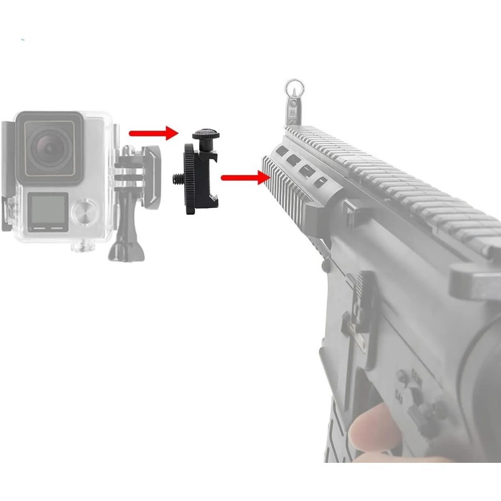 Universal Gun Phone Mount Holder Smartphone Action Camera Picatinny ...
