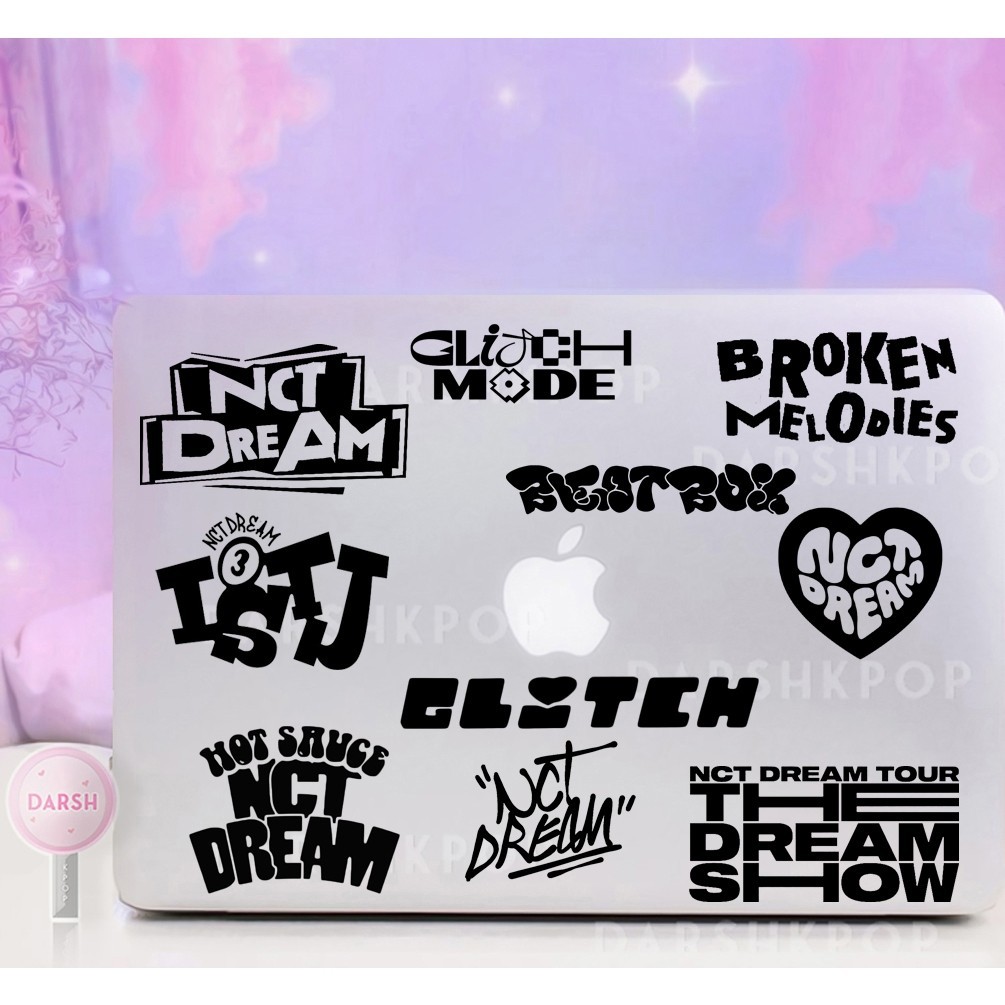 NCT DREAM Logos Album Songs Waterproof Decals Stickers | Shopee Thailand