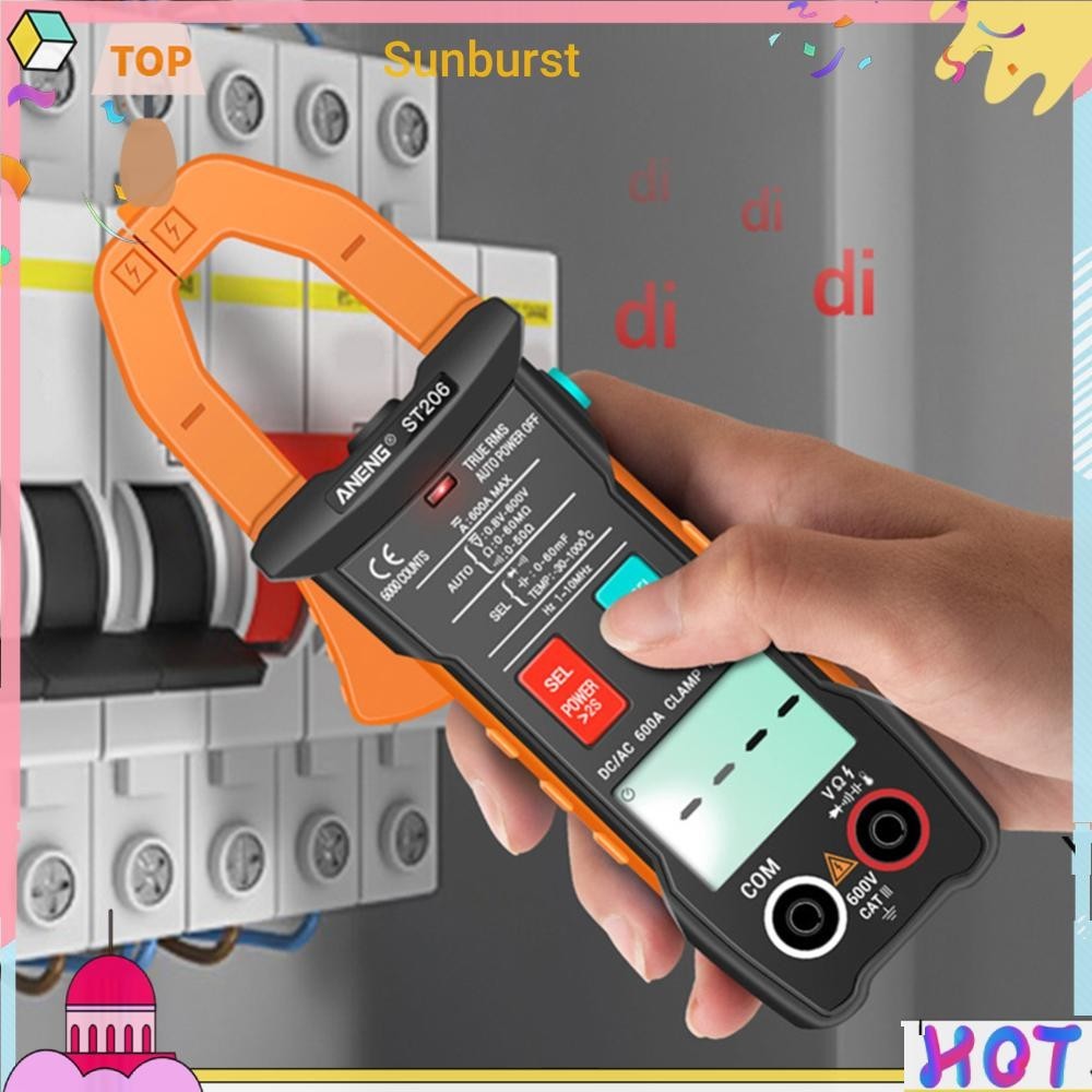 St206 เครื่องวัดระยะอัตโนมัติ AC DC อเนกประสงค์ [Sunburst11.th ...