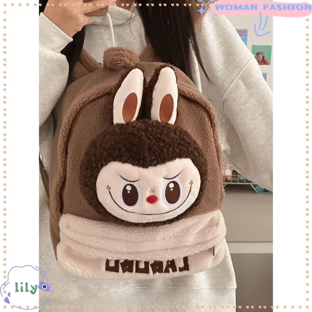 Lily Plush Backpack, Labubu Classics Series POP MART กระเป๋านักเรียน ...