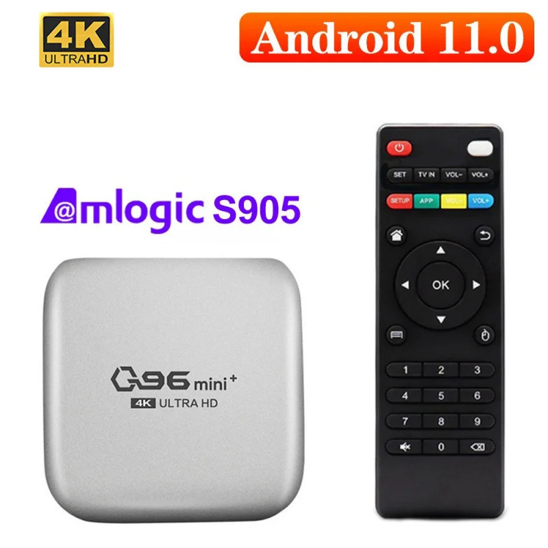 กล่องทีวี Q96 mini Plus Android 11 Amlogic S905L2 รองรับวิดีโอ HD 4K ...
