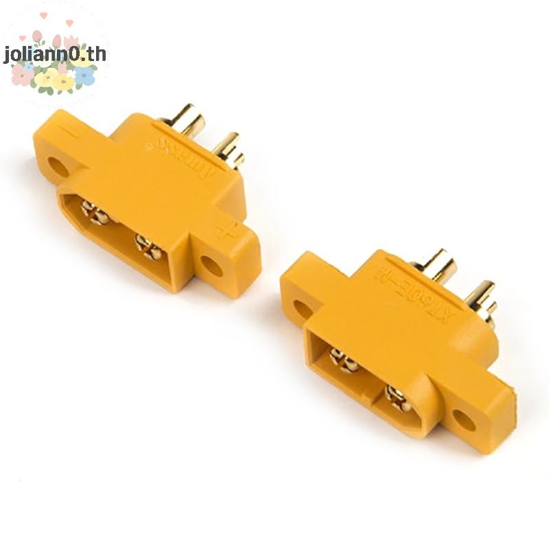 Joliann0 5pcs AMASS XT60EM Mountable XT60 ปลั๊กชายสําหรับ RC FPV Racing ...