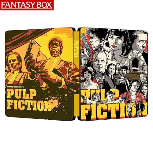 Quentin Robots Pulp Fiction Steelbook | กล่องแฟนตาซี | Shopee Thailand