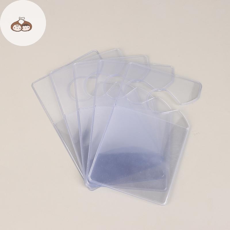 Bef 5 ชิ้นโปร่งใสกระจกที่จอดรถ Permit การ์ดกระเป๋าพลาสติกกระเป๋าป้ายใส ...
