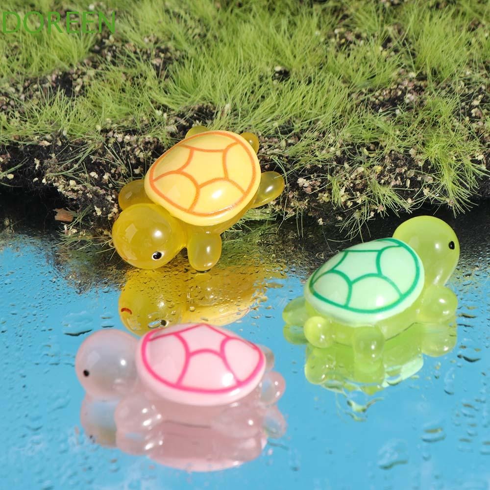 Doreen Mini Luminous Turtles เครื่องประดับ, การ์ตูนน่ารักตุ๊กตาเต่า ...
