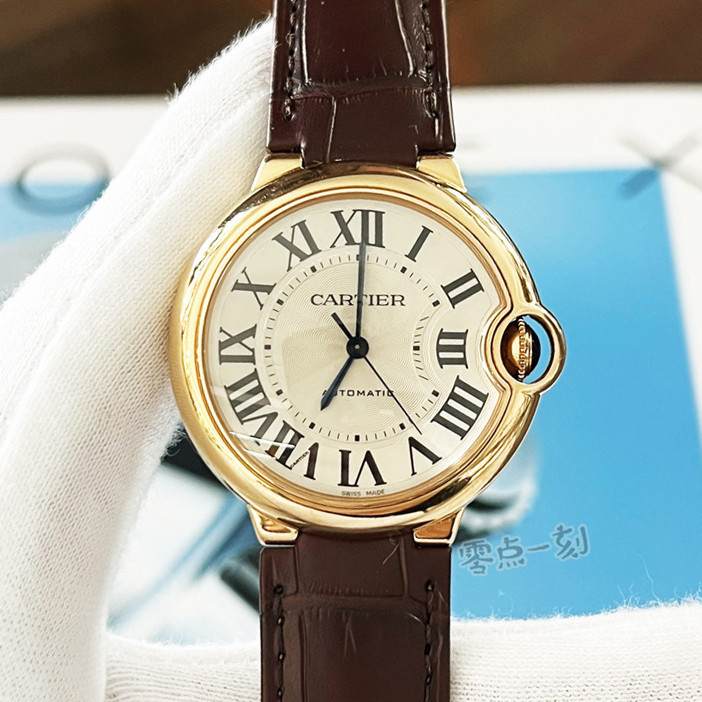 Cartier Cartier Cartier Blue Balloon Series นาฬิกาผู้ชายกลไกอัตโนมัติ ...