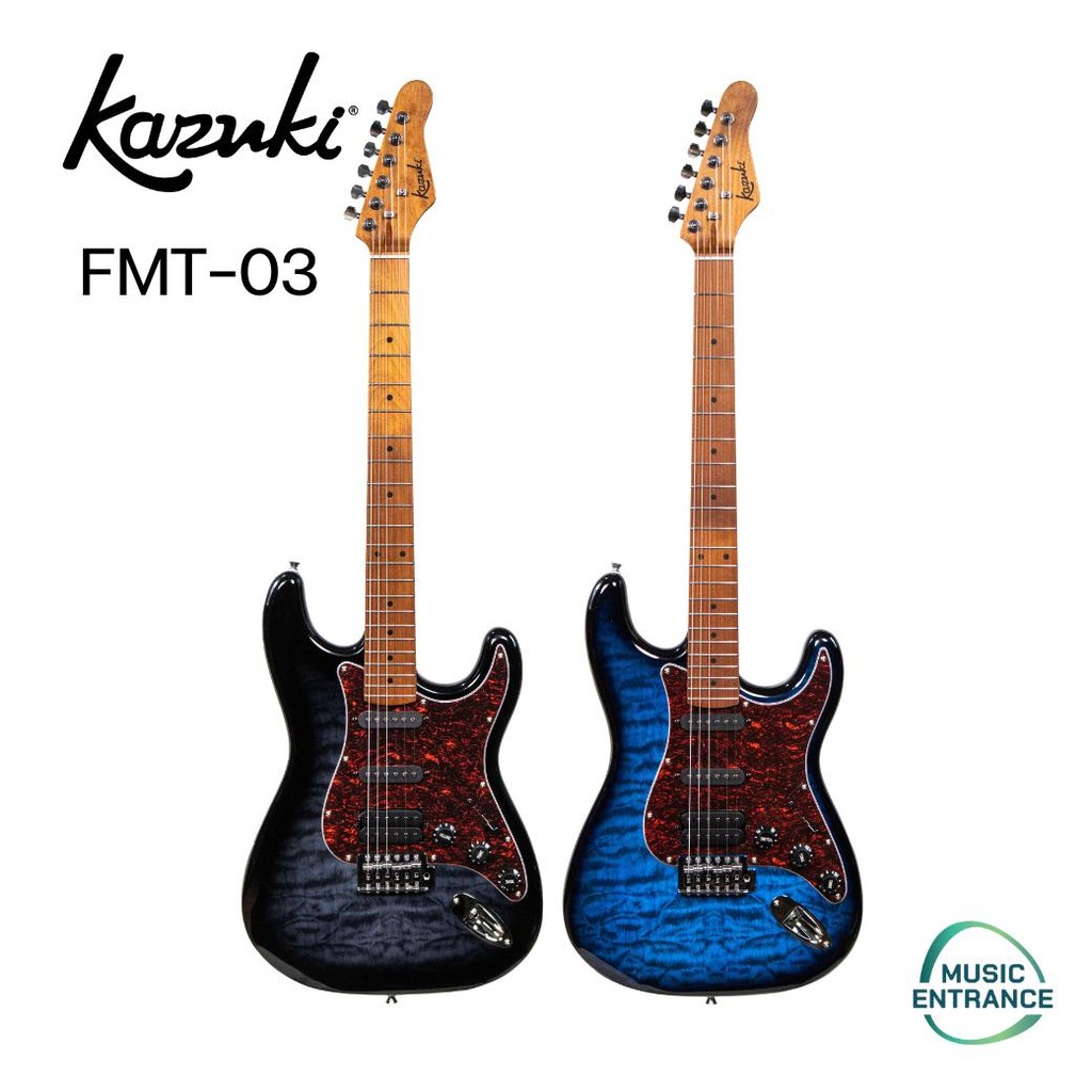 Kazuki First Motive FMT-03 Quilt Maple กีตาร์ไฟฟ้า Kazuki FMT03 | Shopee Thailand