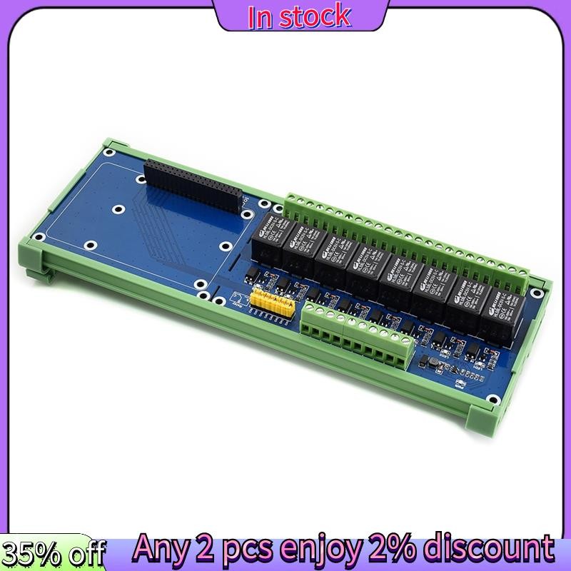 ในสต็อก-รีเลย์ขยายโมดูล 5V 8-Channel HAT Shield Kit สําหรับ RasPi RPI ...