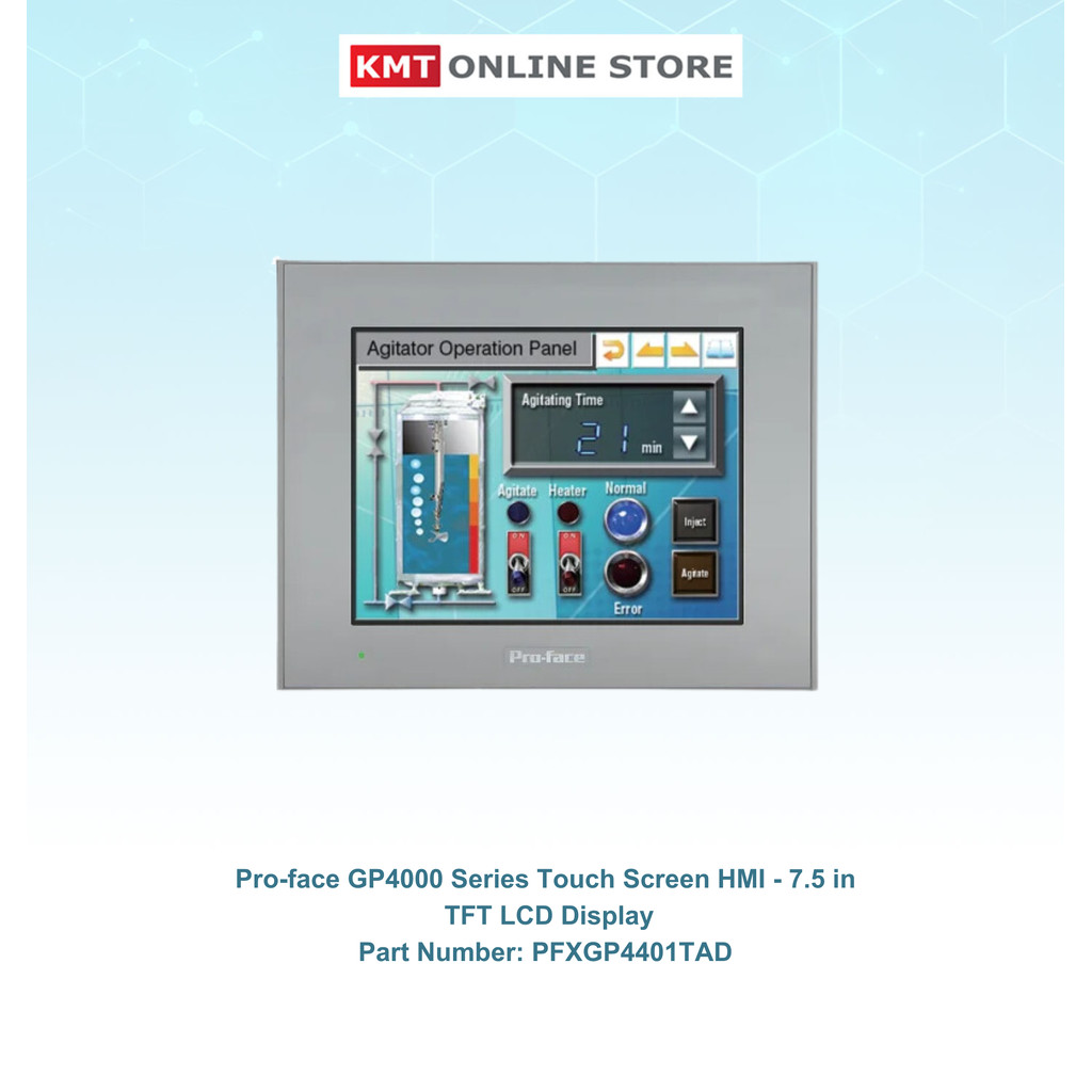 Pro-face GP4000 Series Touch Screen HMI - 7.5 in TFT LCD Display Part Number: PFXGP4401TAD(มี ...