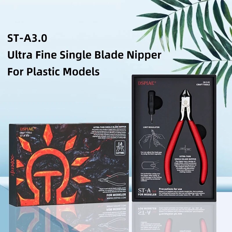 Dspiae ST-A3 คีมหัวฉีดเดี่ยว แบบบางพิเศษ สําหรับโมเดลอาคาร DIY | Shopee Thailand