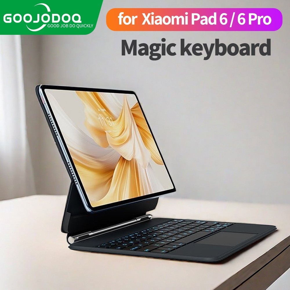 GOOJODOQ Keyboard for Xiaomi Pad 6 Pro Case Bluetooth Keyboard Wireless ...