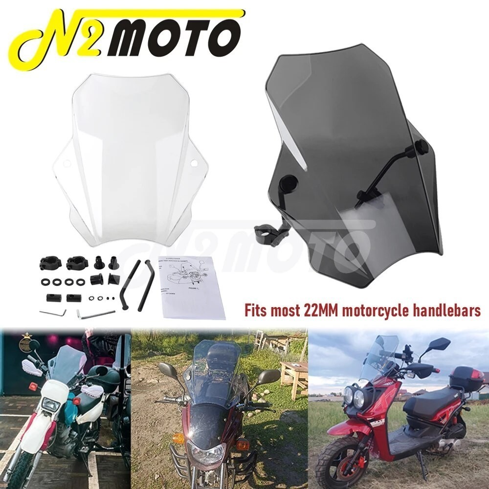 N2 Motorcycle Windshield Covers For Yamaha BMW Honda Bajaj Dominar 400 ...