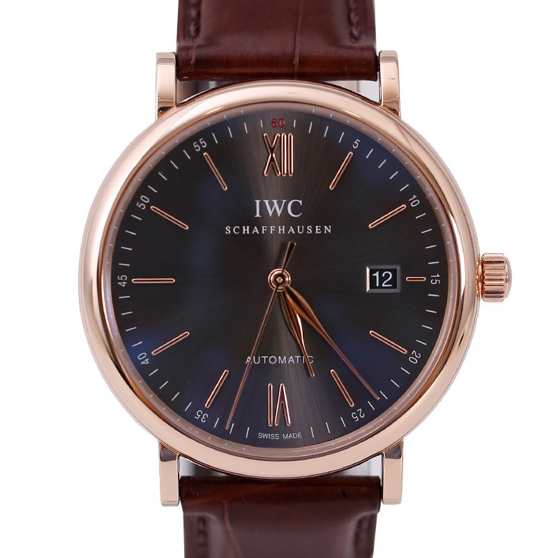 ไอwc เบทao Fino IW356511นาฬิกาผู้ชาย นาฬิกาผู้ชาย Rose Gold Automatic ...