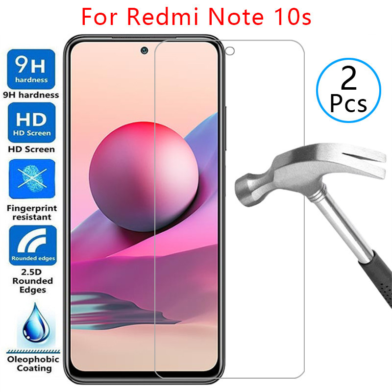 เคสโทรศัพท์มือถือกระจกนิรภัย ป้องกันรอย สําหรับ xiaomi redmi note 10s ...