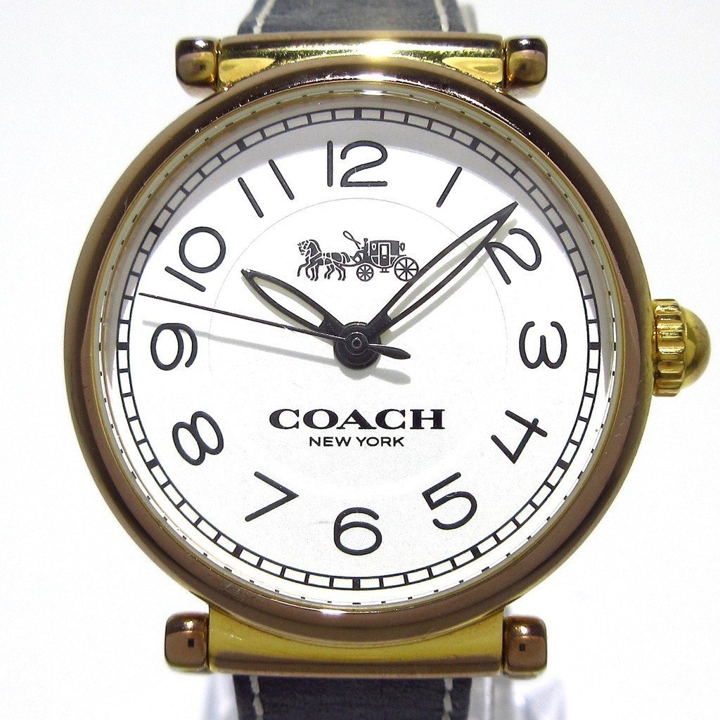 สินค้ามือสอง COACH Watch White Brandear | Shopee Thailand