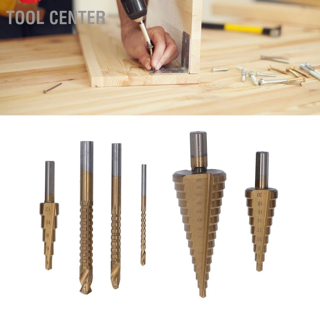 Tool Center ขั้นตอน เจาะ ชุดดอกสว่าน Universal Triangle Shank HSS ...