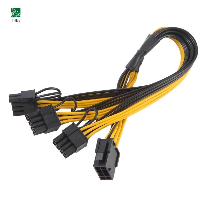 Atx 12V CPU 8 Pin to 3X 8Pin (6+2) Pin PCI-E Male Splitter Power ...