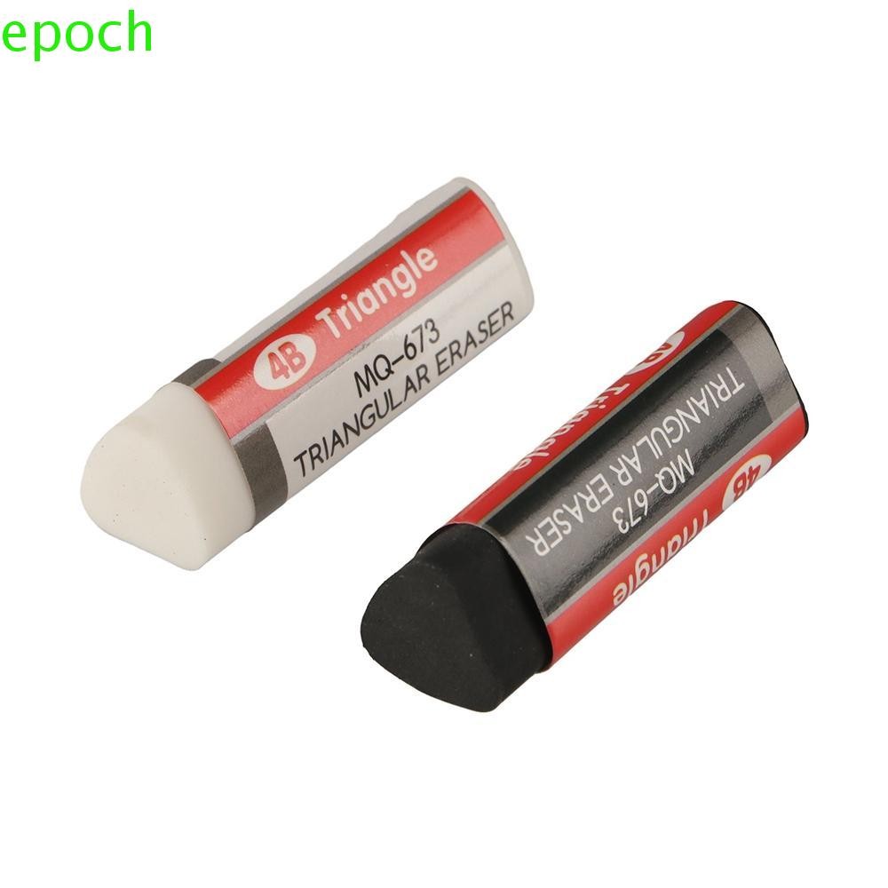 ยางลบ EPOCH 4B ยางลบสามเหลี่ยมขาวดํานุ่มและสะอาด อุปกรณ์การเรียน การสอบ ...