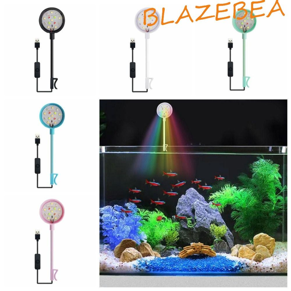 Blazebea โคมไฟตู้ปลา, USB-Plug LED Aquarium พืช, Aquarium อุปกรณ์เสริม 360 องศาหมุนไฟสี Mini โคม ...