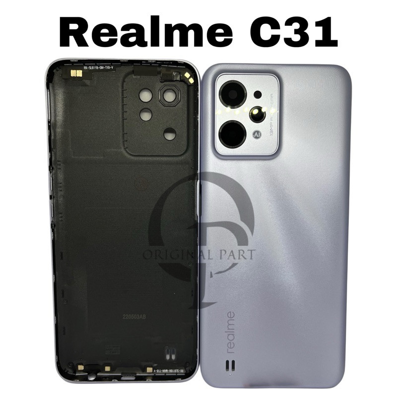 ประตูหลัง / ฝาหลัง / ปลอก + กระจกกล้อง Realme C31 RMX3501 | Shopee Thailand