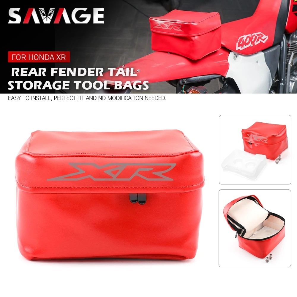 SAV XR Rear Fender Tool Bag Luggage For HONDA XR 200/230/250/400/600 ...
