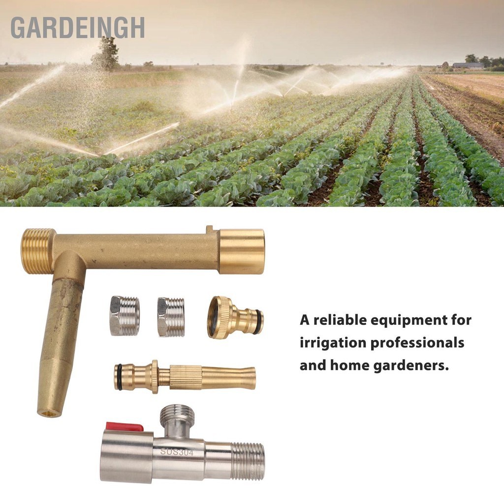 GardeingH Quick Water Intake Valve Key G1 เกลียวทองเหลือง Coupler วาล์ว ...