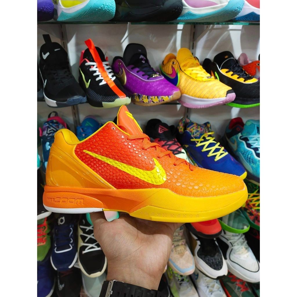 รองเท้า Kobe 6 Sunset พร้อมถุงเท้าฟรี อุปกรณ์ดั้งเดิมผลิตไม่ใช่คลาส A ...