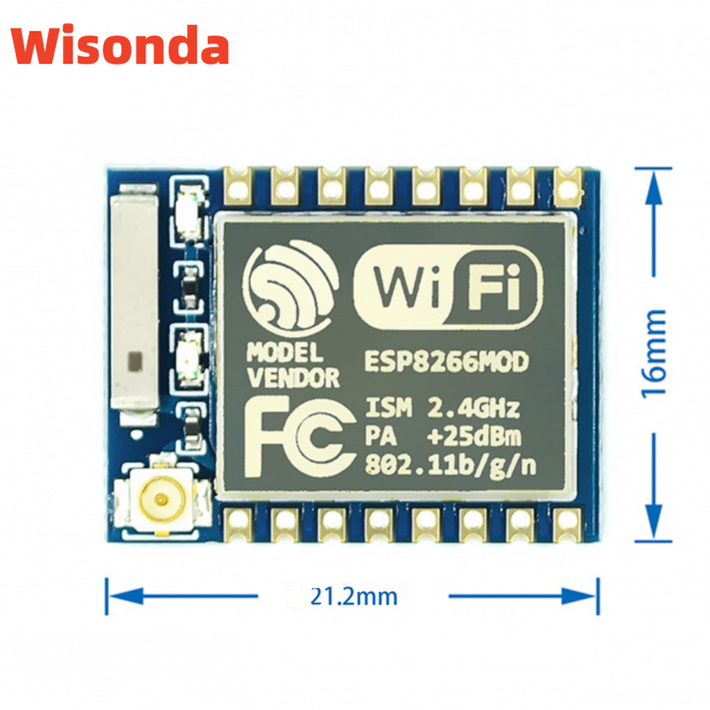 Esp8266 serial WIFI รุ่น Esp-07 WIFI โมดูลรับส่งสัญญาณไร้สาย Esp-07 รับประกันความแท้ | Shopee ...