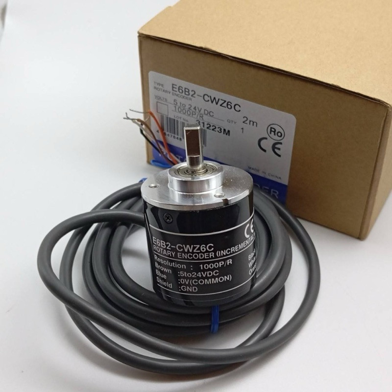 แท้ E6B2-CWZ6C 1000P/R ROTARY ENCODER E6B2-CWZ6C เอ็นโค้ดเดอร์โรตารี่ 5 ...