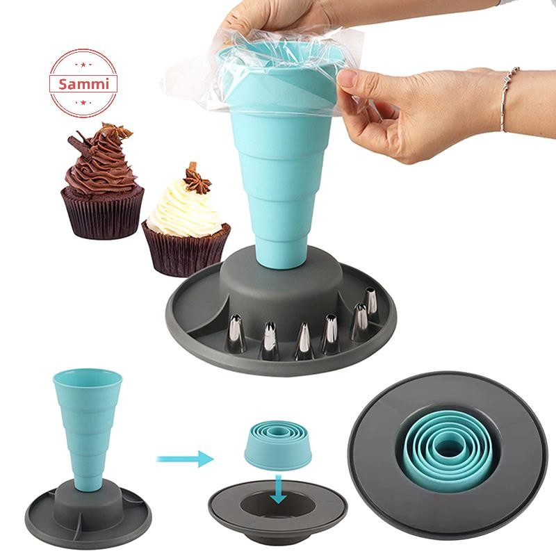 Sammi Retractable Piping กระเป๋า Rack Pastry กระเป๋าสําหรับบรรจุง่าย ...