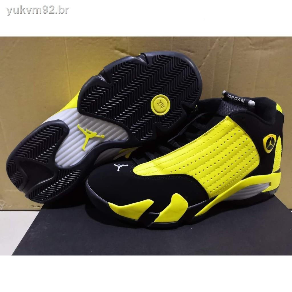 รองเท้าบาสเก็ตบอล Yojh Hot Air Jordan tennis 14 aj14 สำหรับผู้ชาย JI4L ...