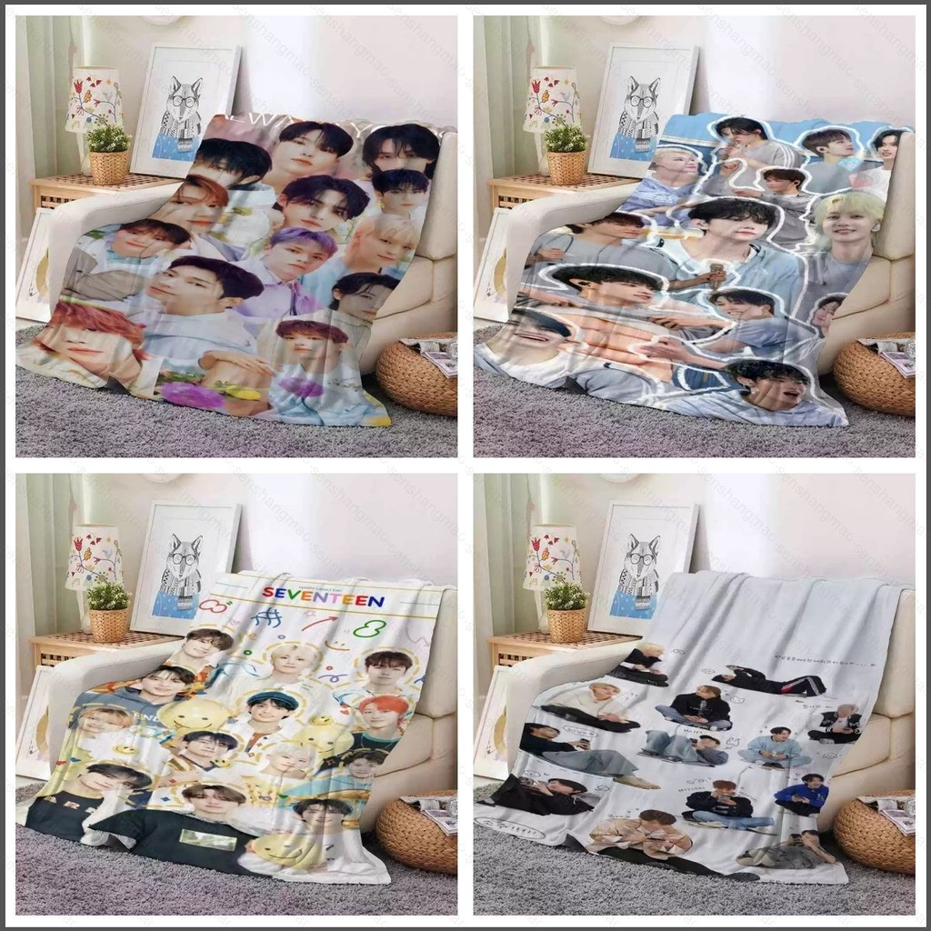 Flip Seventeen S COUPS JOSHUA ผ้าห่มโซฟาหน้าแรกหอพักนักเรียนสํานักงาน ...