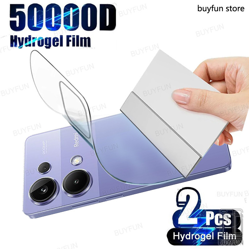 2 Pieces Full Cover Screen Protector Back Hydrogel Soft Film For Xiaomi ...