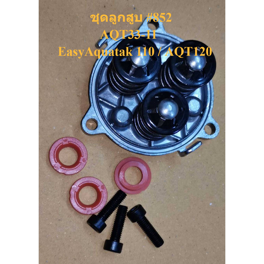 ชุดลูกสูบ #852 เครื่องฉีดน้ำแรงดันสูง AQT33-11 และ EasyAquatak 110 ...