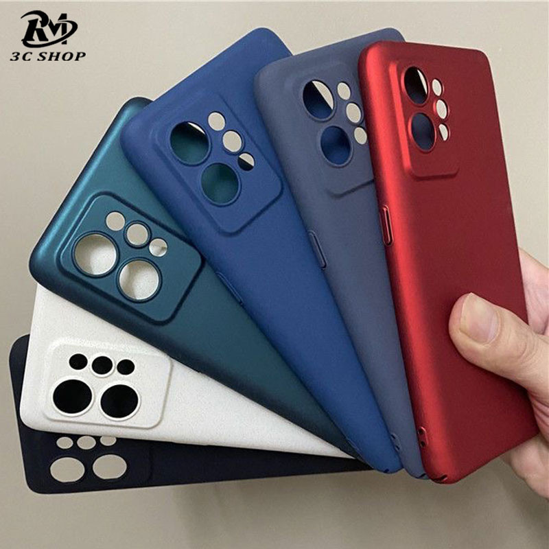 เคสโทรศัพท์มือถือ PC แข็ง ผิวด้าน บางมาก กันกระแทก สําหรับ Realme real ...