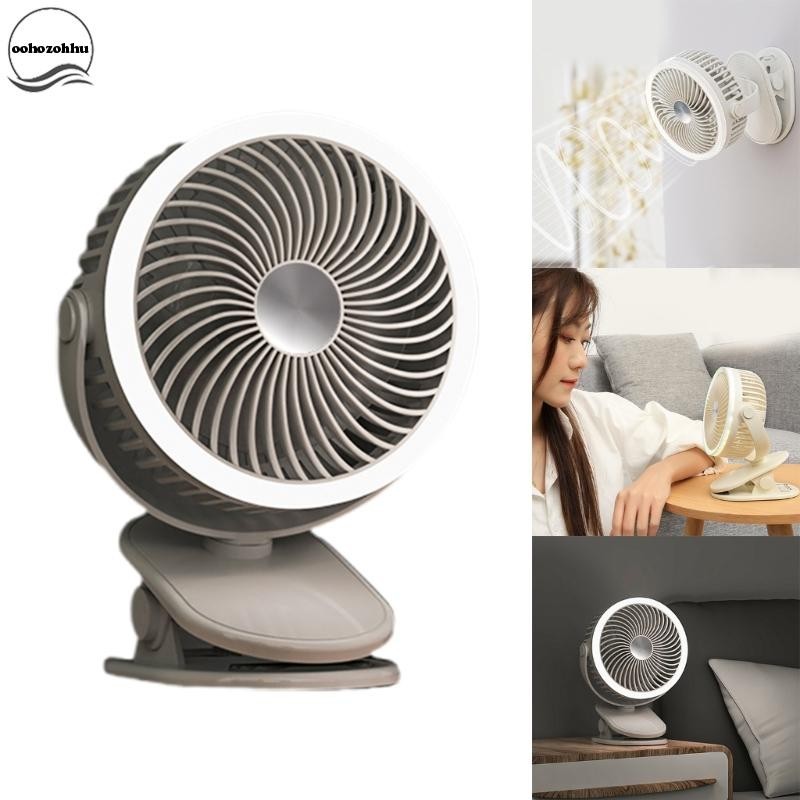 Ooh พัดลมตั้งโต๊ะ USB 5V 6W ขนาดเล็ก 3 ความเร็ว แบบพกพา | Shopee Thailand