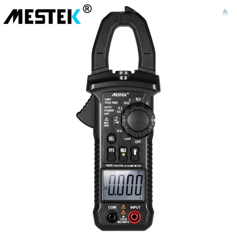 Mestek Professional True RMS LCD Digital Clamp Meter มัลติมิเตอร์ AC/DC ...