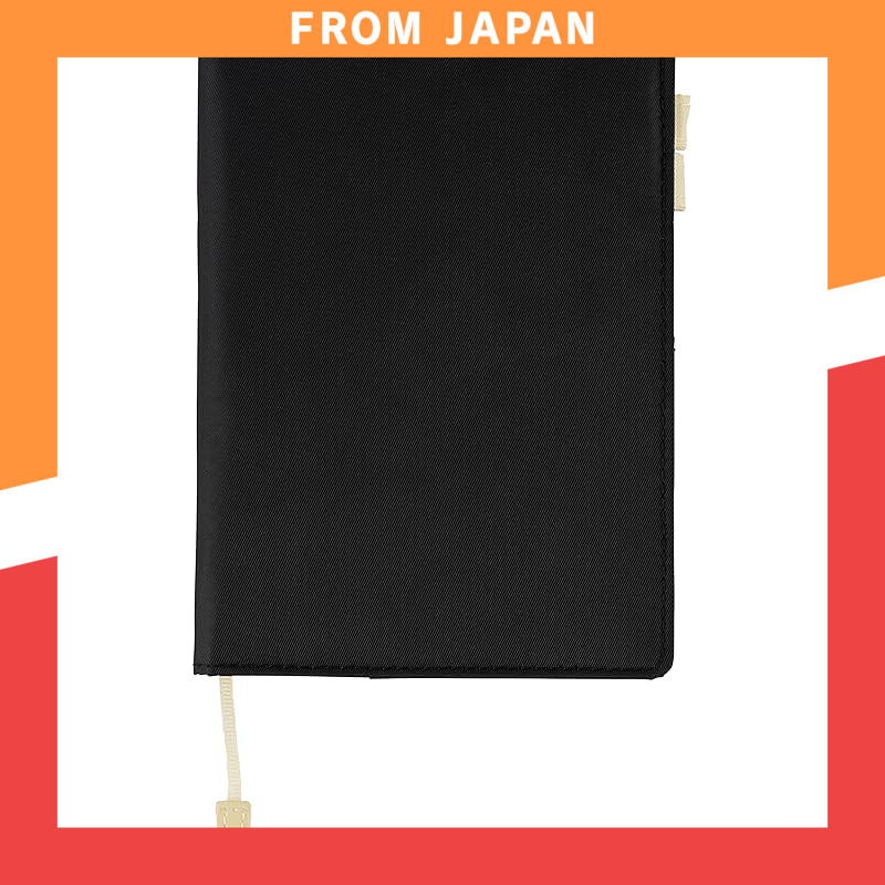 Hobonichi Techo Day-Free (A6 size) notebook cover / BS Light (Black ...