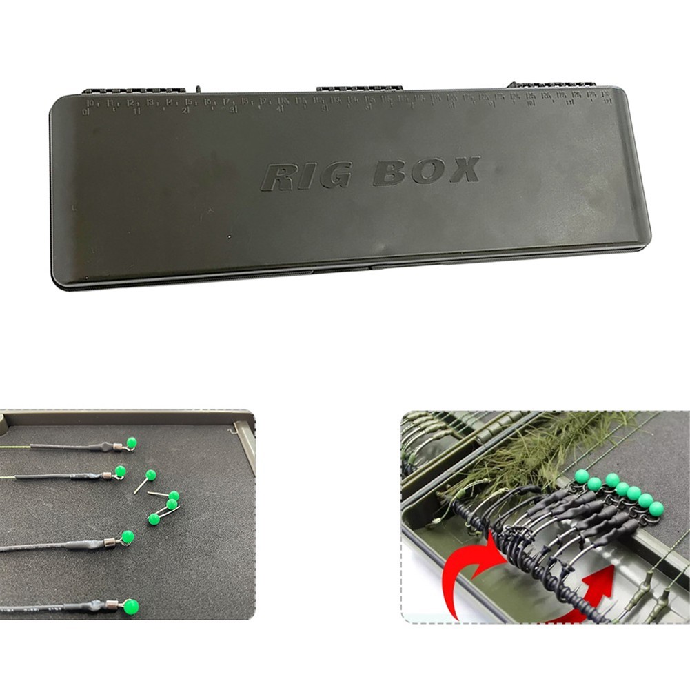 BLOOMYLarge Rig Safe Plastic Rig Magnetic fishing Storage Boxcarp กล่อง ...