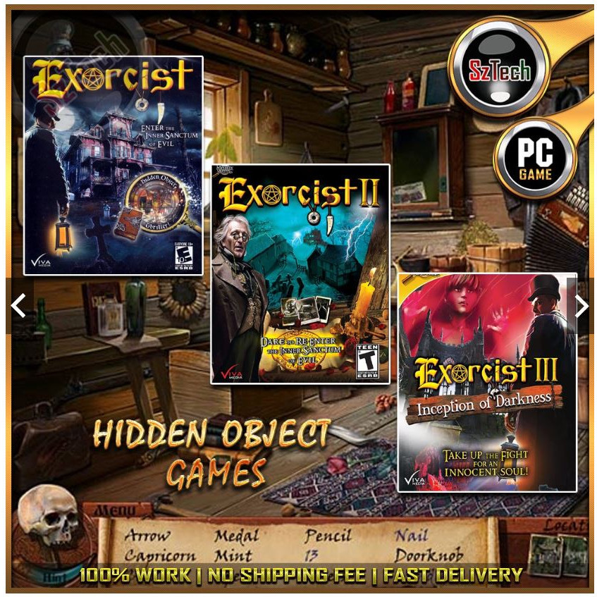 [3 IN 1] Exorcist 1, 2 & 3 [PC GAME] [ DIGITAL DOWNLOAD]🔥[ CLASSIC PC ...